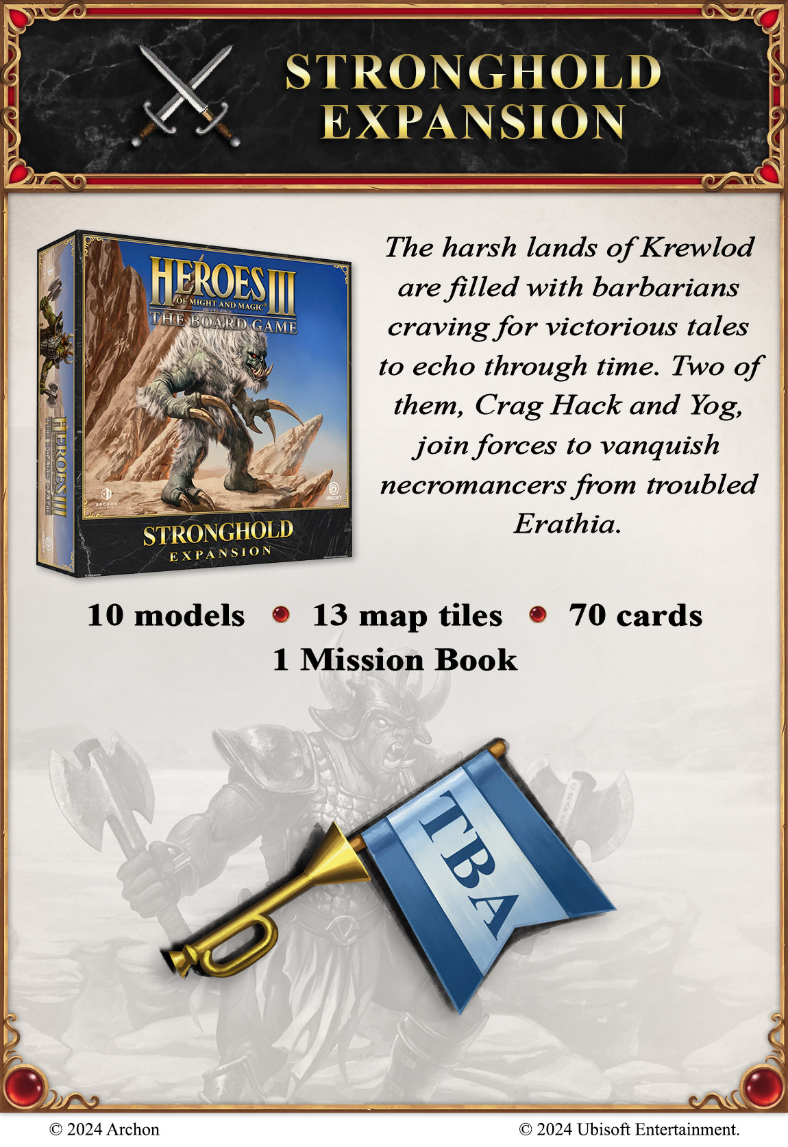 Heroes of Might & Magic III: The Board Game - Stronghold, Conflux ...