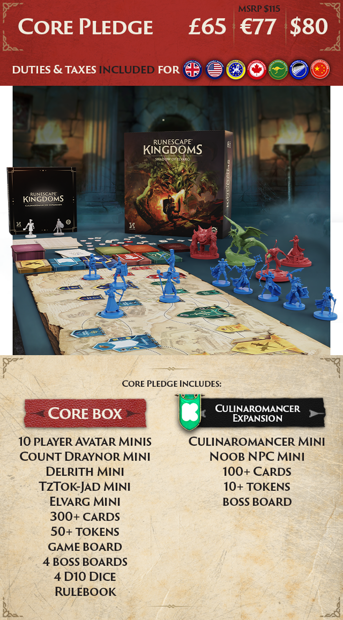 RuneScape Kingdoms: Shadow of Elvarg by Steamforged Games - Core Pledge ...