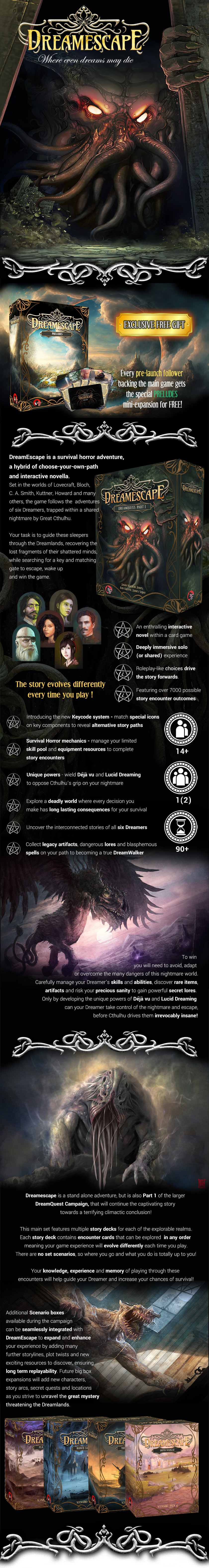 DreamEscape by badcatgames - Gamefound