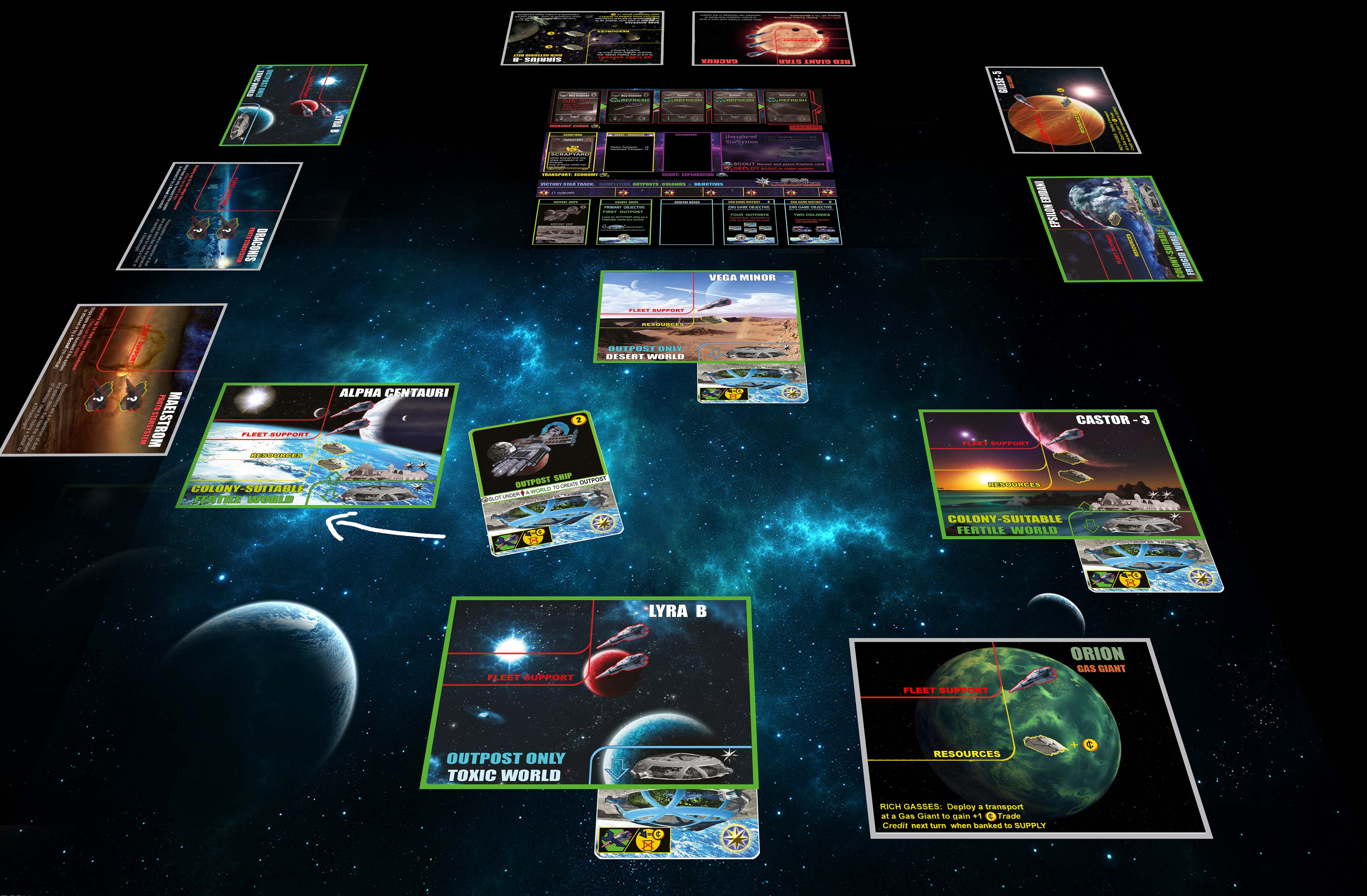 Star Colonies - card game by DaviesDesignGames - Gamefound
