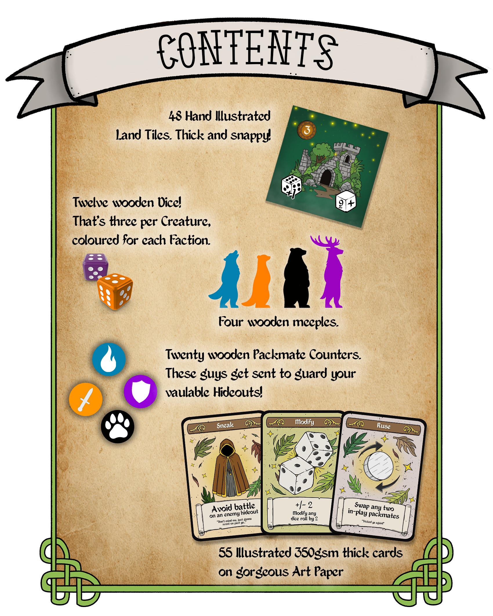 Hideouts: Legends of The Forest by Weasel & Wolf - Gamefound