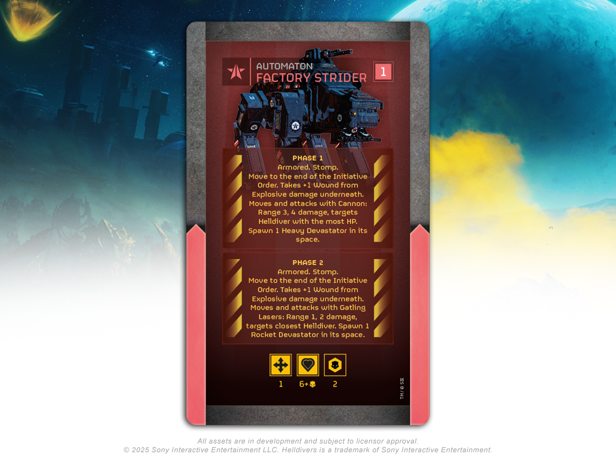 HELLDIVERS 2: The Board Game by Steamforged Games - The Factory Strider ...