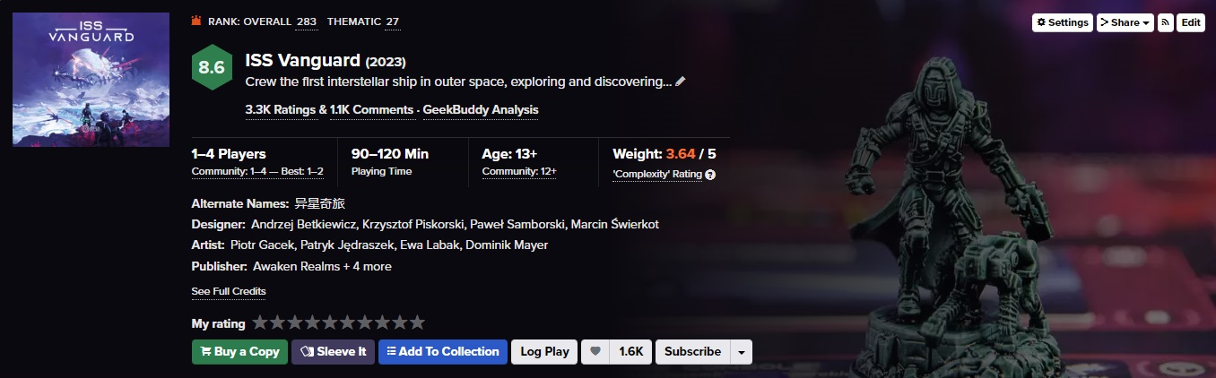 ISS Vanguard by Awaken Realms - Shipping update #5 for both 1st wave ...