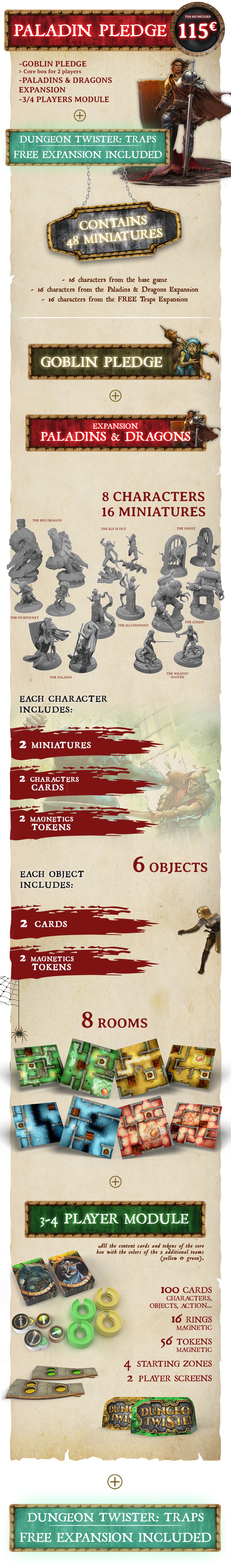 Dungeon Twister 20th Anniversary Edition by ludically - Gamefound