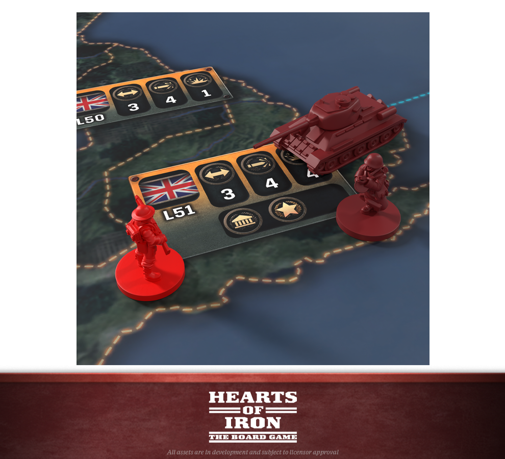 Hearts of Iron: The Board Game by Steamforged Games - Alliances ...