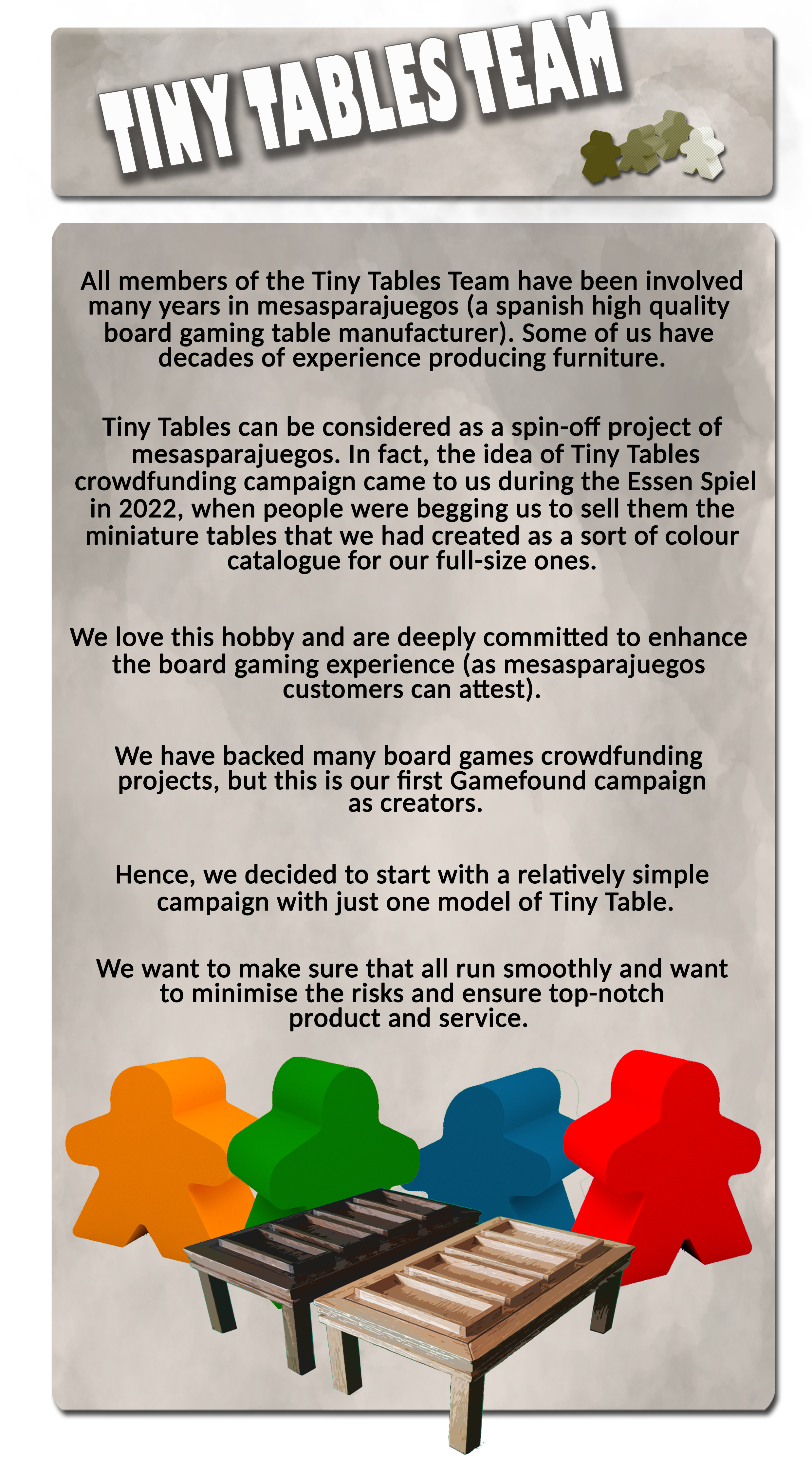 Tiny Tables by mesasparajuegos - Gamefound