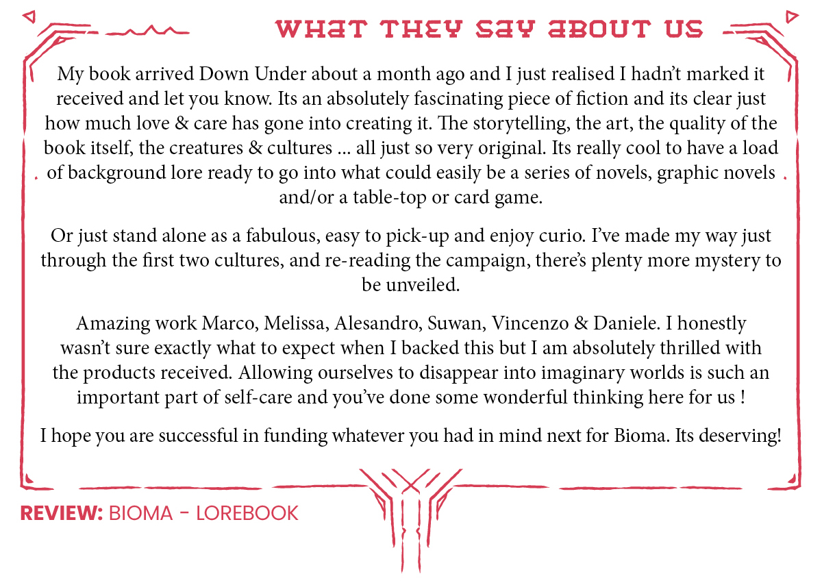 Bioma - The Roleplaying Game by Grim Moon Studio - Gamefound