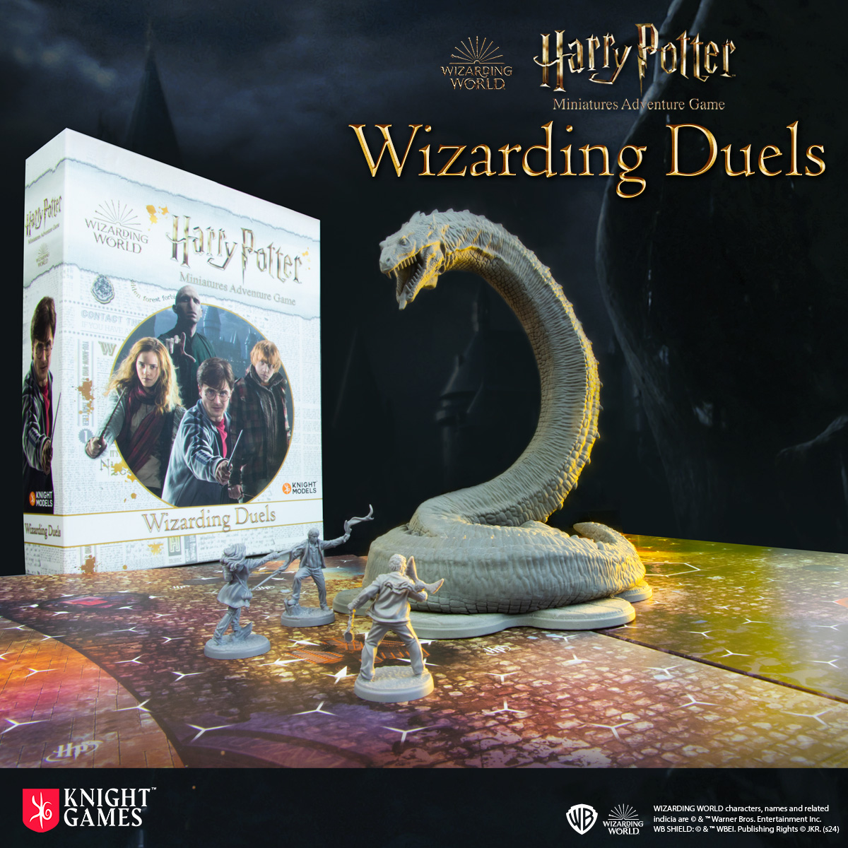 Harry Potter Miniatures Adventure Game Wizarding Duels by Knight Games ...