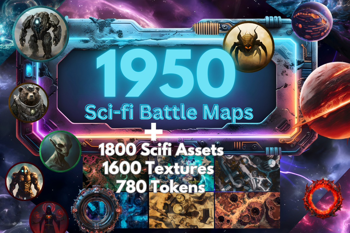 Digital Battle Maps , 9,700 RPG Battlemaps, Tabletop & VTT Maps for ...