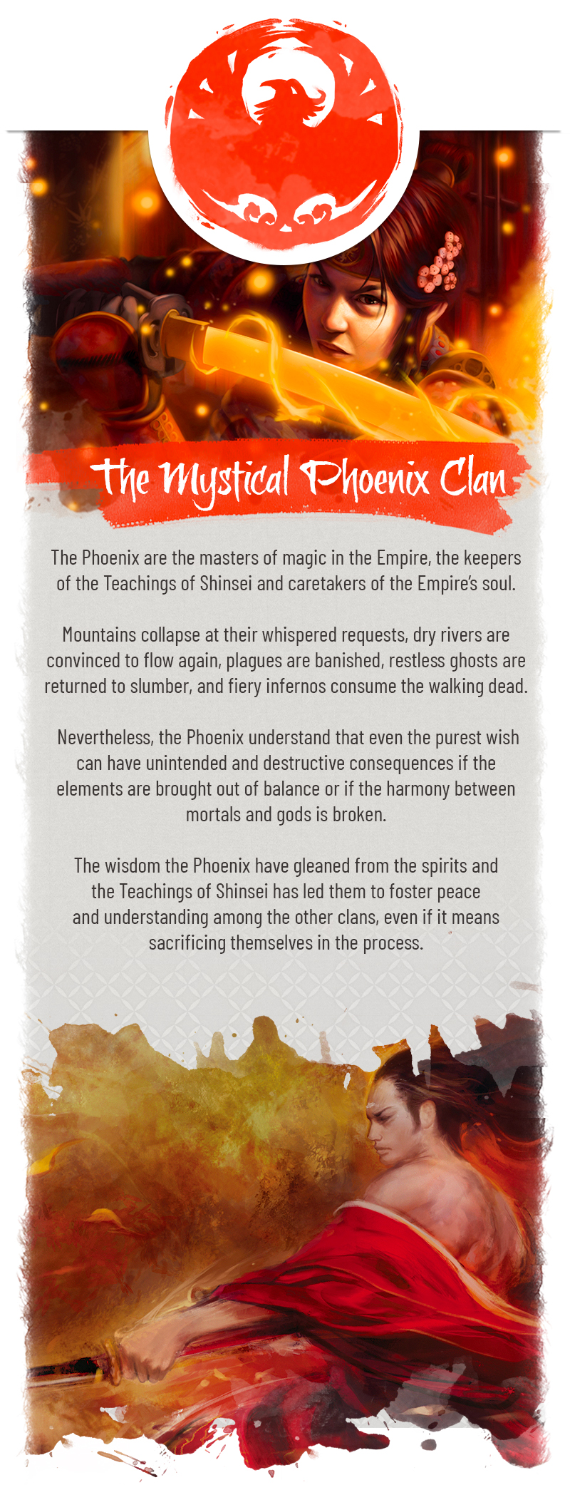 Champions of Rokugan by Monolith Board Games - Phoenix Clan Reveal ...