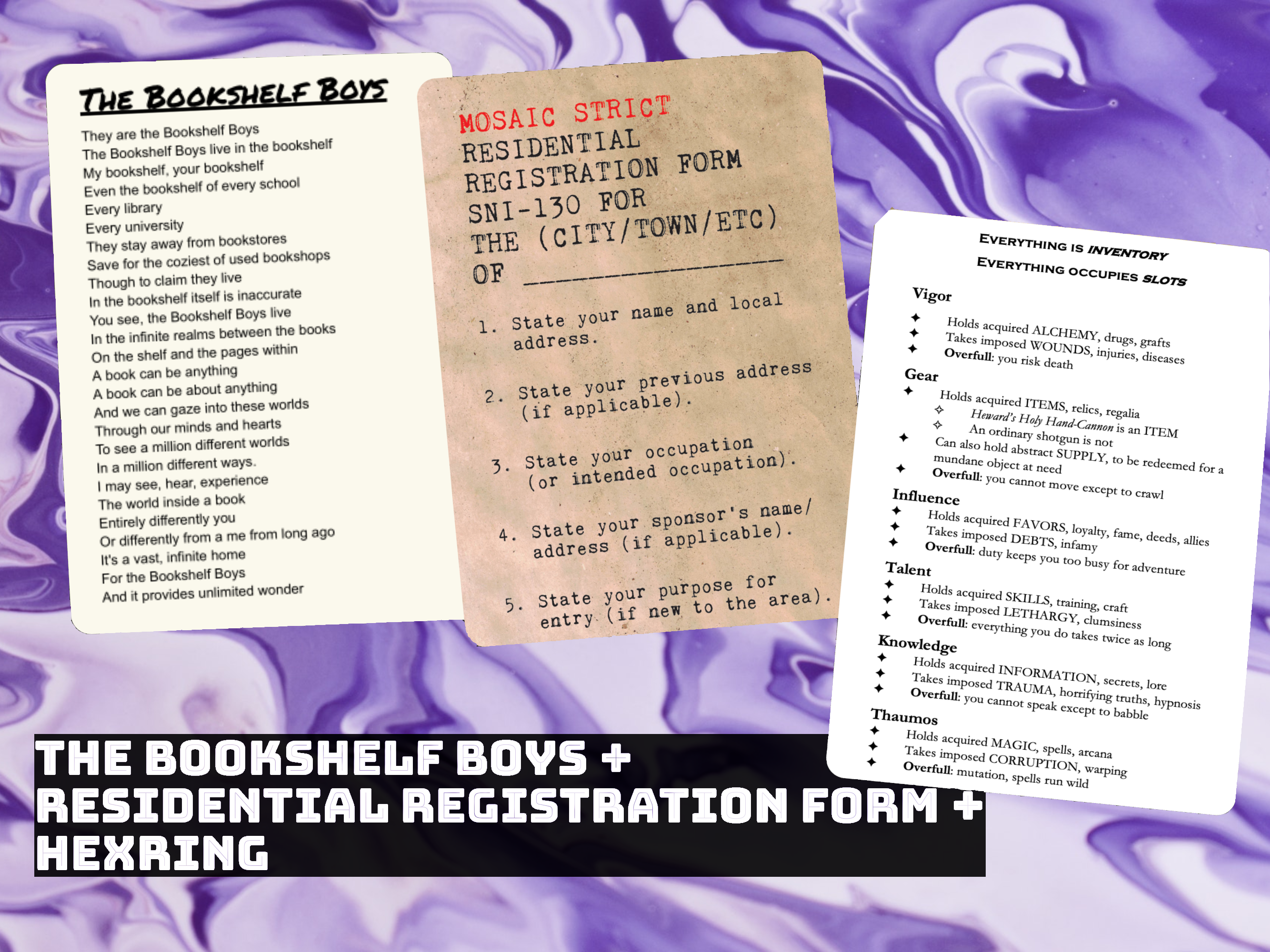 Tiny Library: Modern Fantasy by Long Tail Games - Gamefound