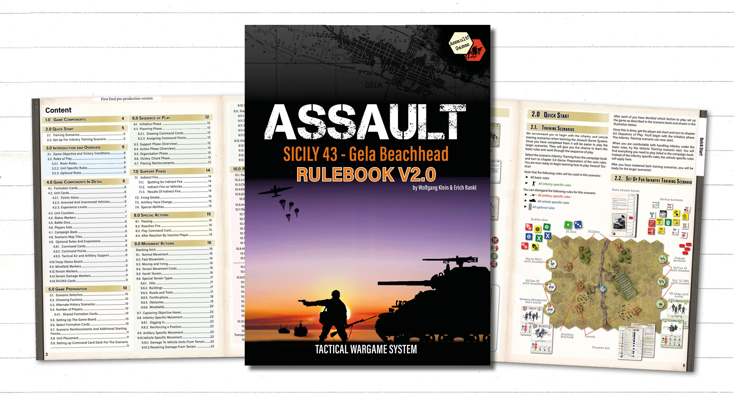 Assault Sicily 43 - Gela Beachhead by Assault! Games - Gamefound