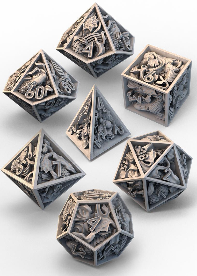 AR Vault: Story Dice by Awaken Realms - Blessed dice set - Gamefound