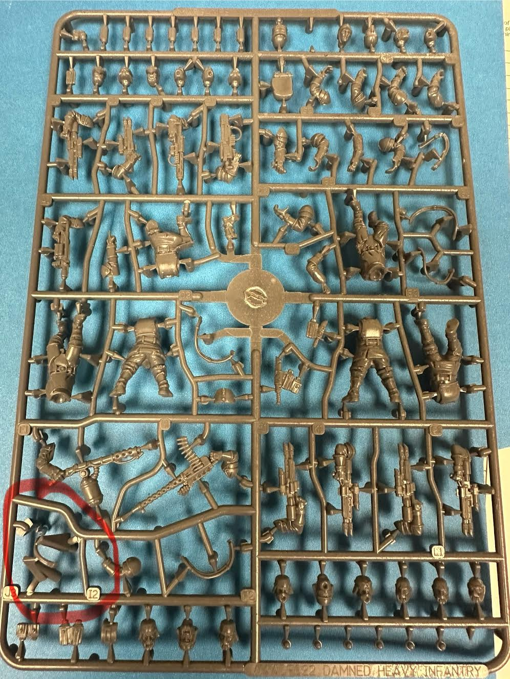 The Damned by MWG / Wargames Atlantic - Heavy Infantry Mold Before and ...
