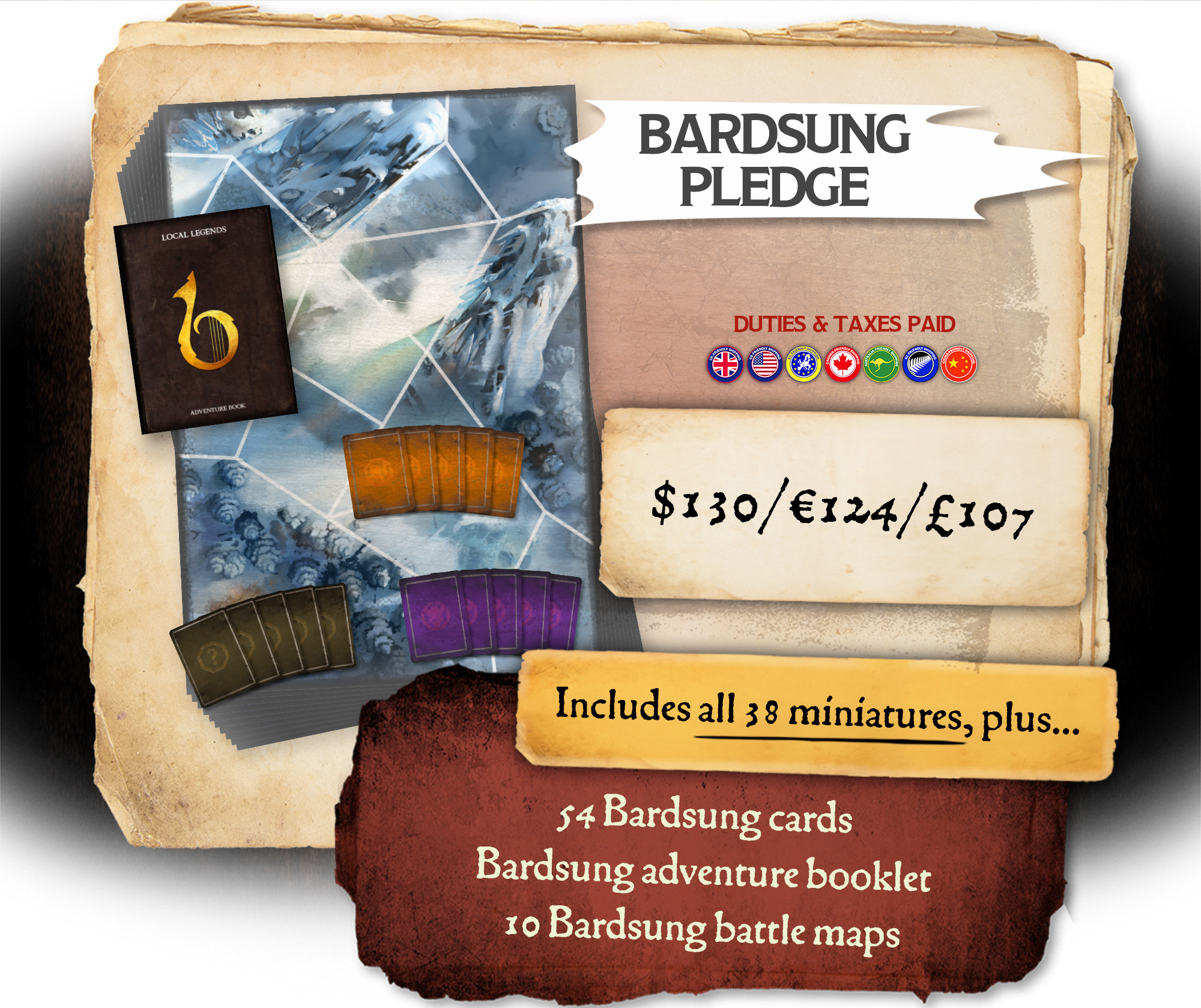 Epic Encounters: Local Legends by Steamforged Games - Bardsung Pledge - Gamefound