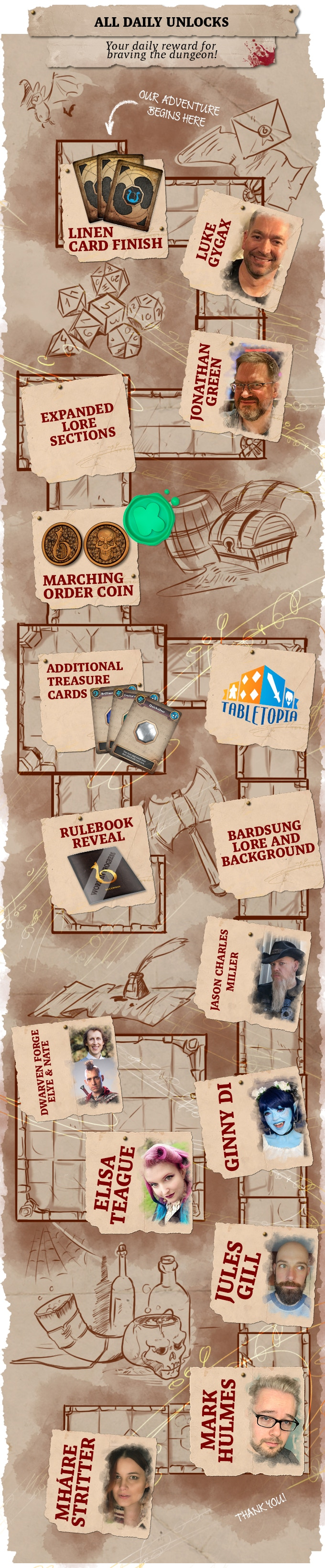 Bardsung by Steamforged Games - Hero Pledge - Gamefound