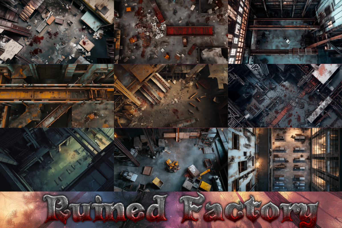 After the Fall: 700 Post-Apocalyptic Battle Maps by Agnesagraphic ...