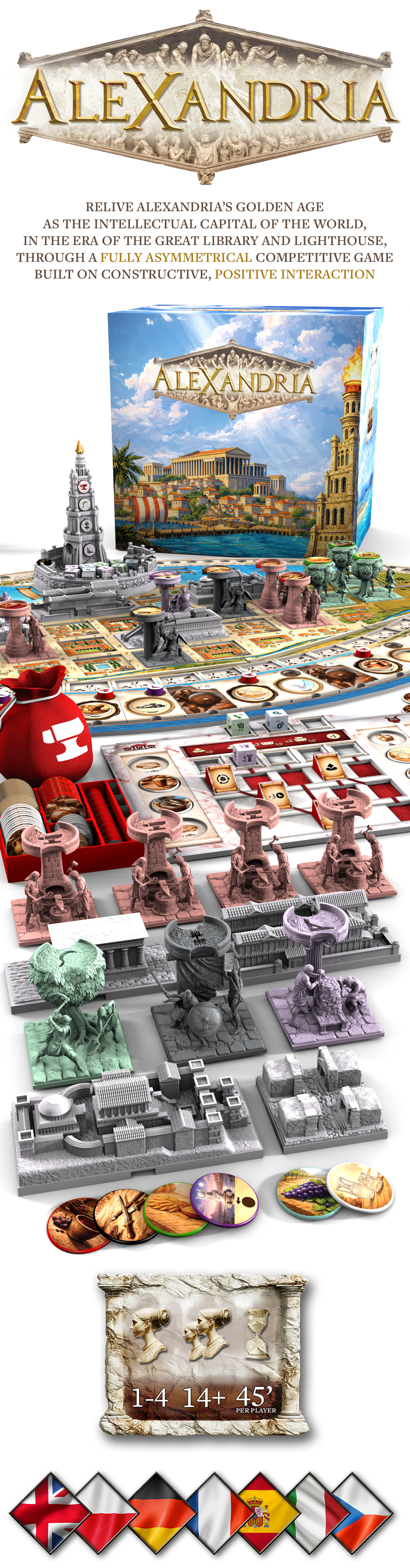 Alexandria by Meeple Pug - Gamefound