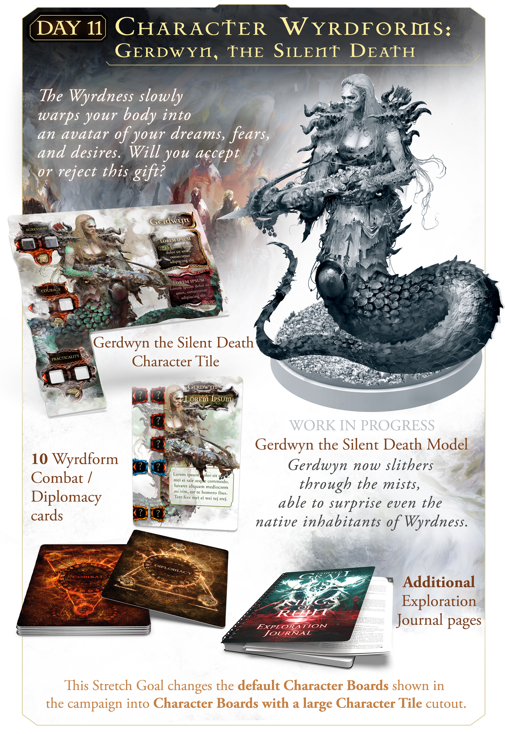 Tainted Grail: Kings of Ruin by Awaken Realms - Day 11: Standees are ...