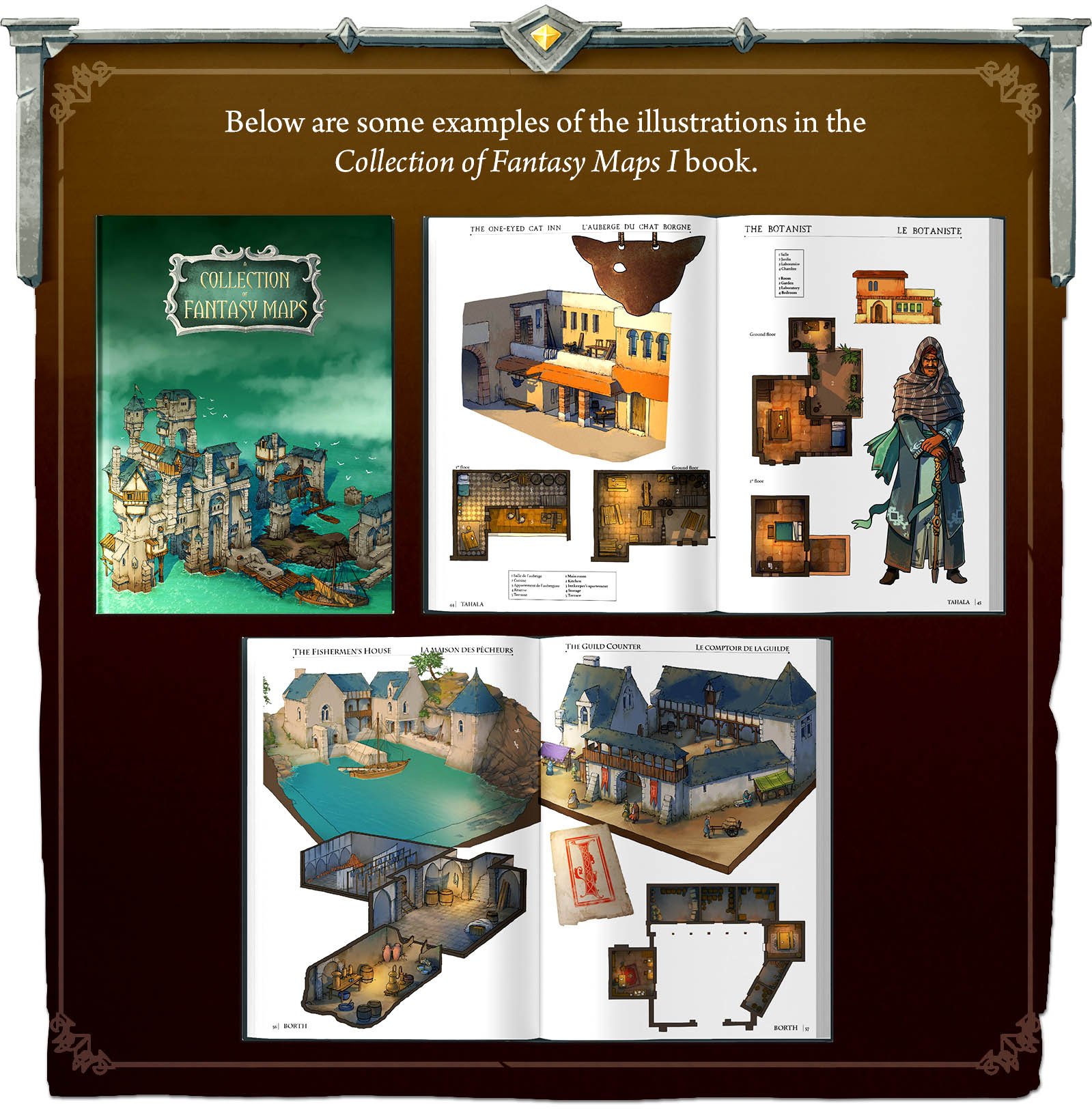 A Collection of Fantasy Maps II by De Architecturart - Gamefound