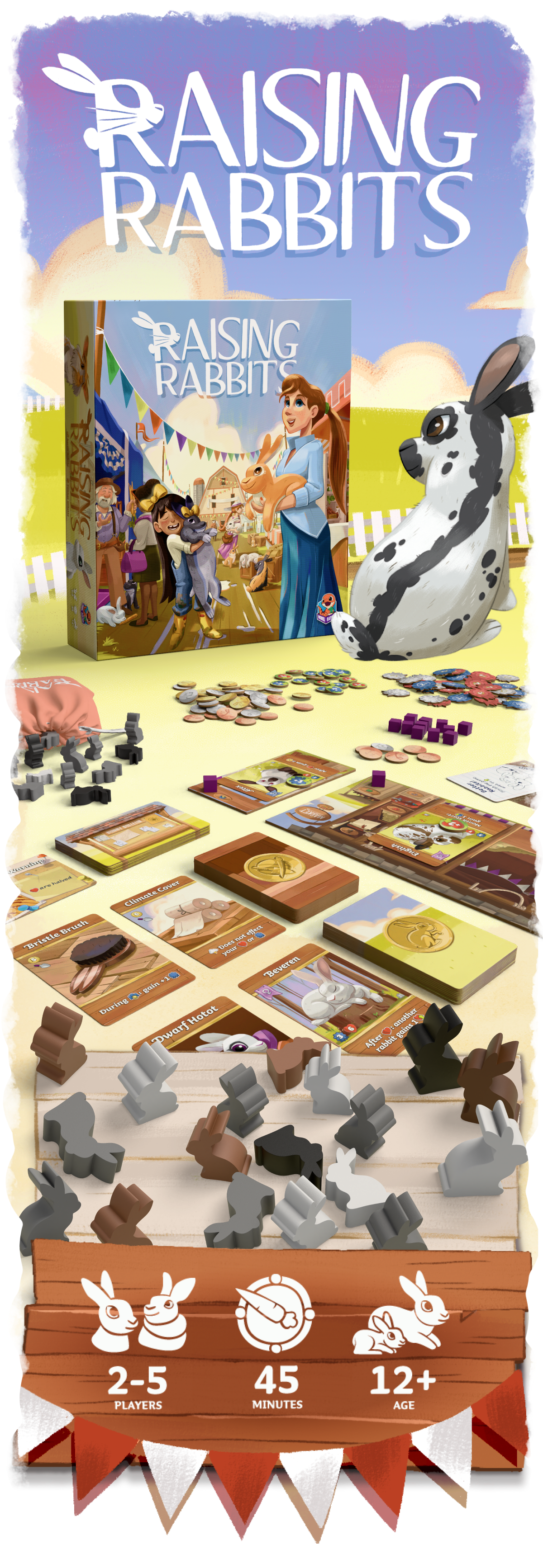 Raising Rabbits: A Cute Strategy Rabbit Game by Rebel Raptor - Gamefound