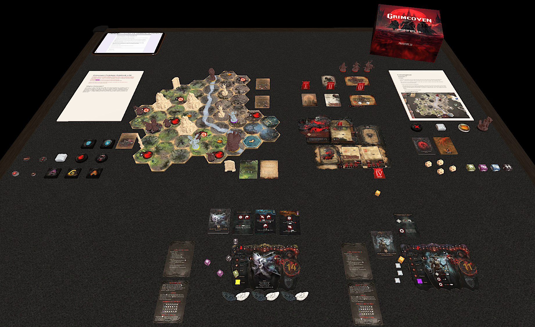 Grimcoven by Awaken Realms - Development update #3 / TTS mod is here ...