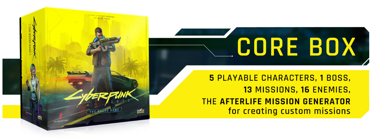Cyberpunk 2077 - The Board Game by Go On Board - Gamefound