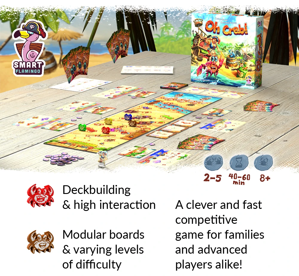 OH CRAB! by Smart Flamingo - Gamefound