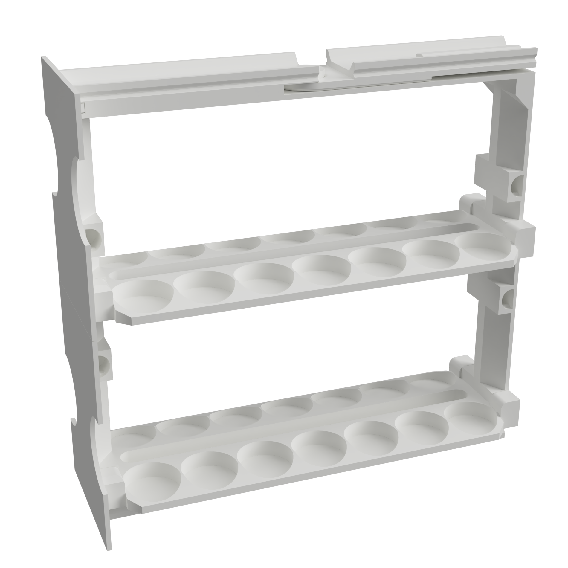 Master Painter - Modular 3D Printable Paint Rack by 3DOtakuPrints ...