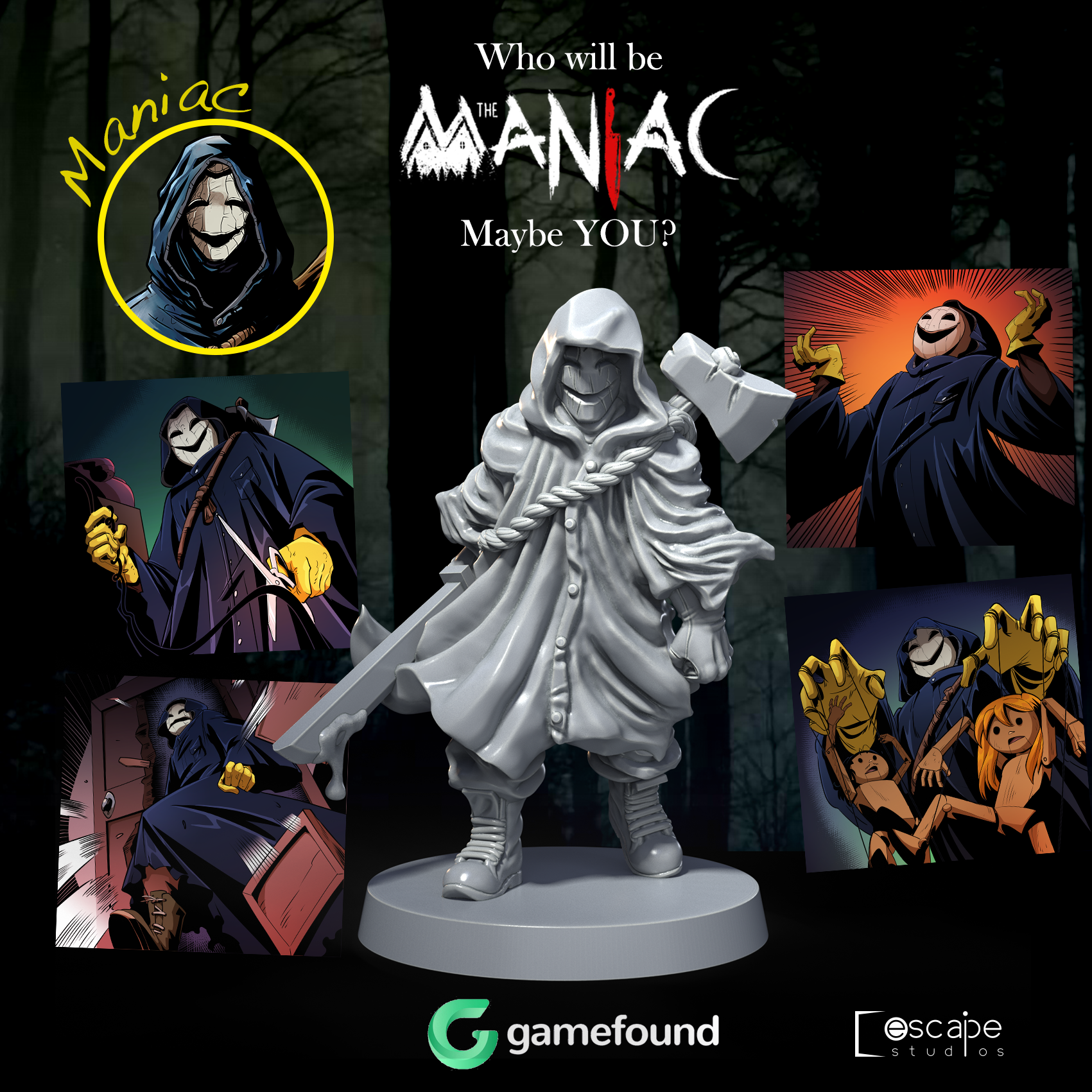 The Maniac by Escape Studios Games - Gamefound