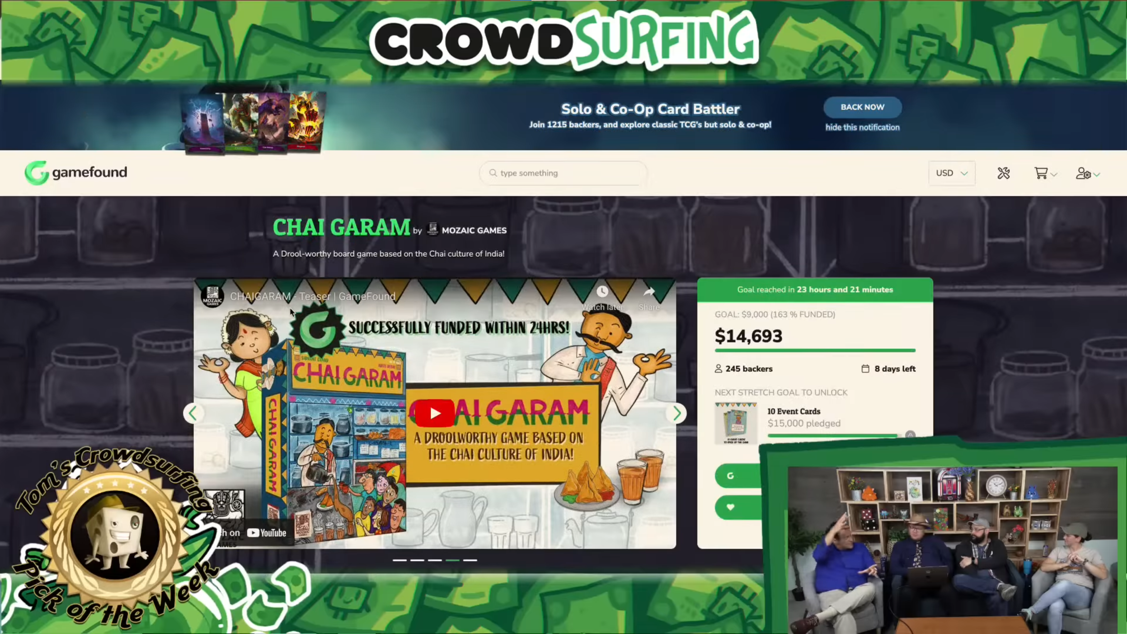 CHAI GARAM by MOZAIC GAMES - Gamefound