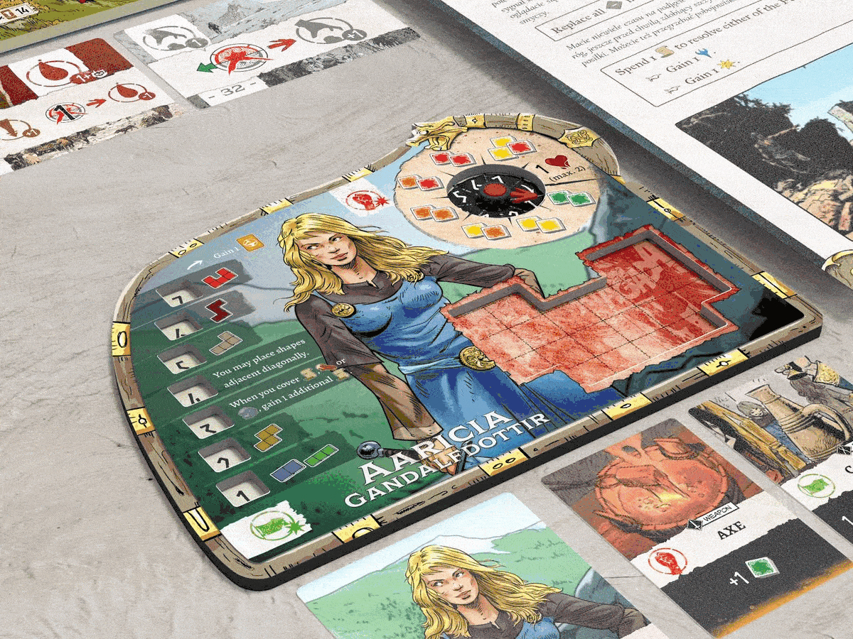 Thorgal: The Board Game by Portal Games - How the Characters become ...
