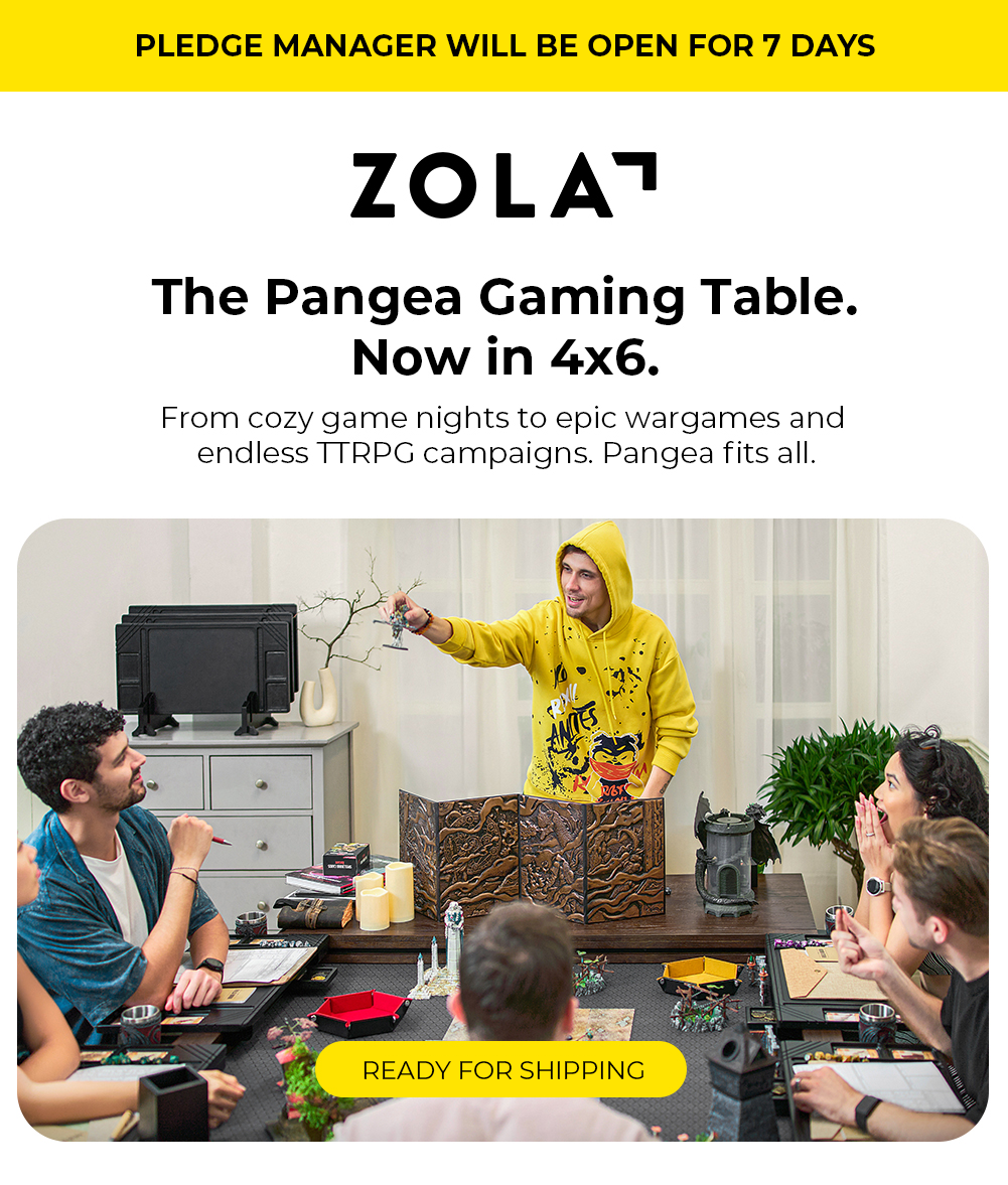 The Pangea Game Table — Now in 4x6 by ZolaMod - Gamefound