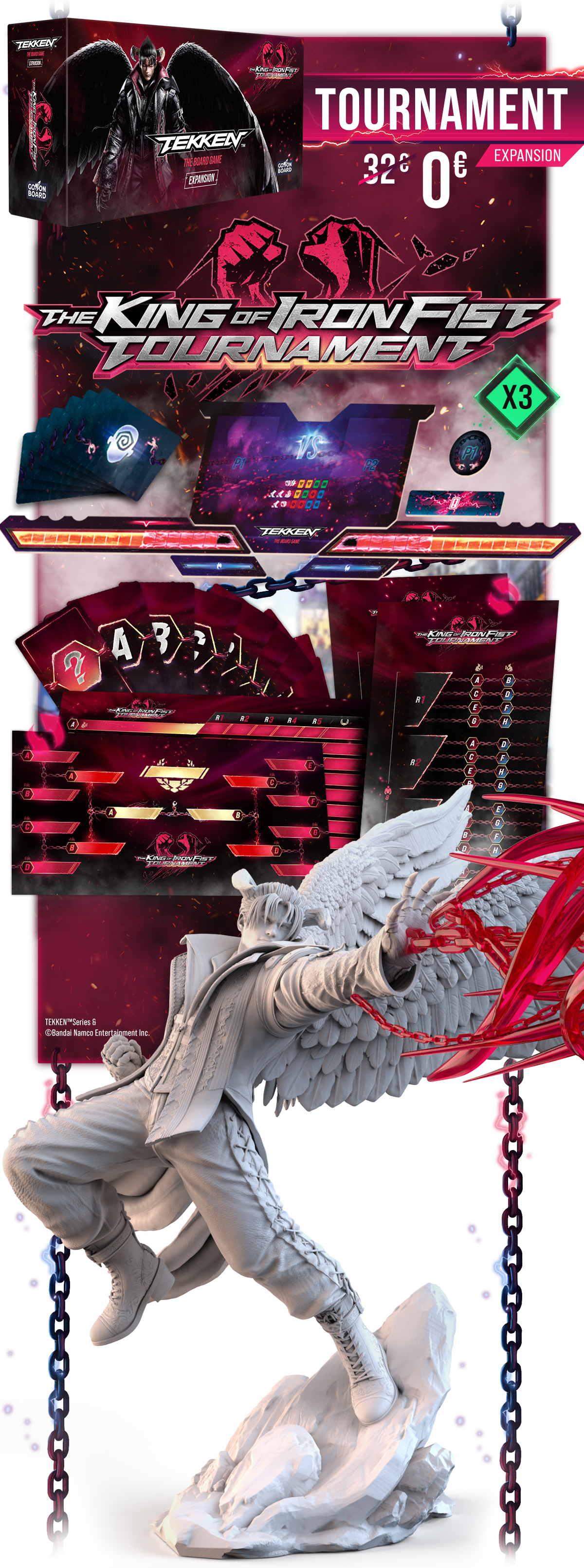 TEKKEN - The Board Game by Go On Board - Gamefound
