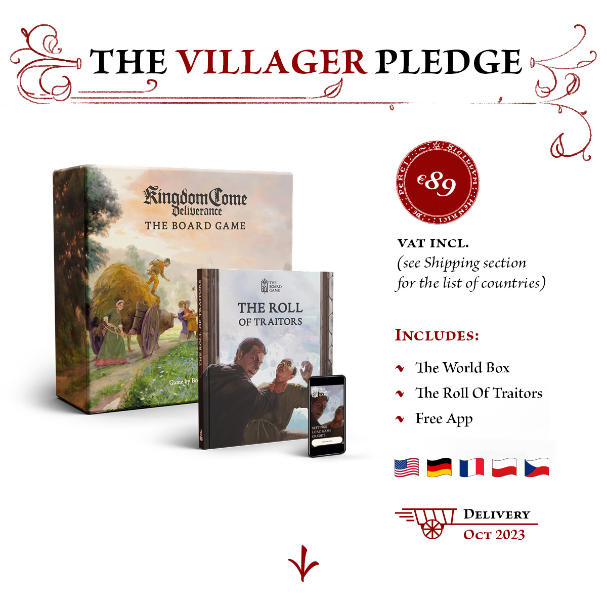 Kingdom Come: Deliverance - The Board Game by Boardcubator - New €89 ...