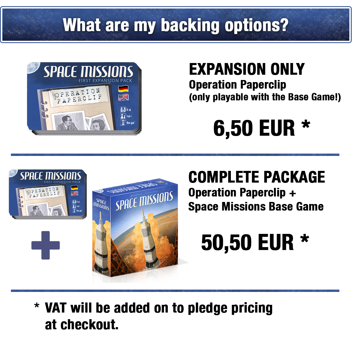 Space Missions: Operation Paperclip by tiros-games - Gamefound