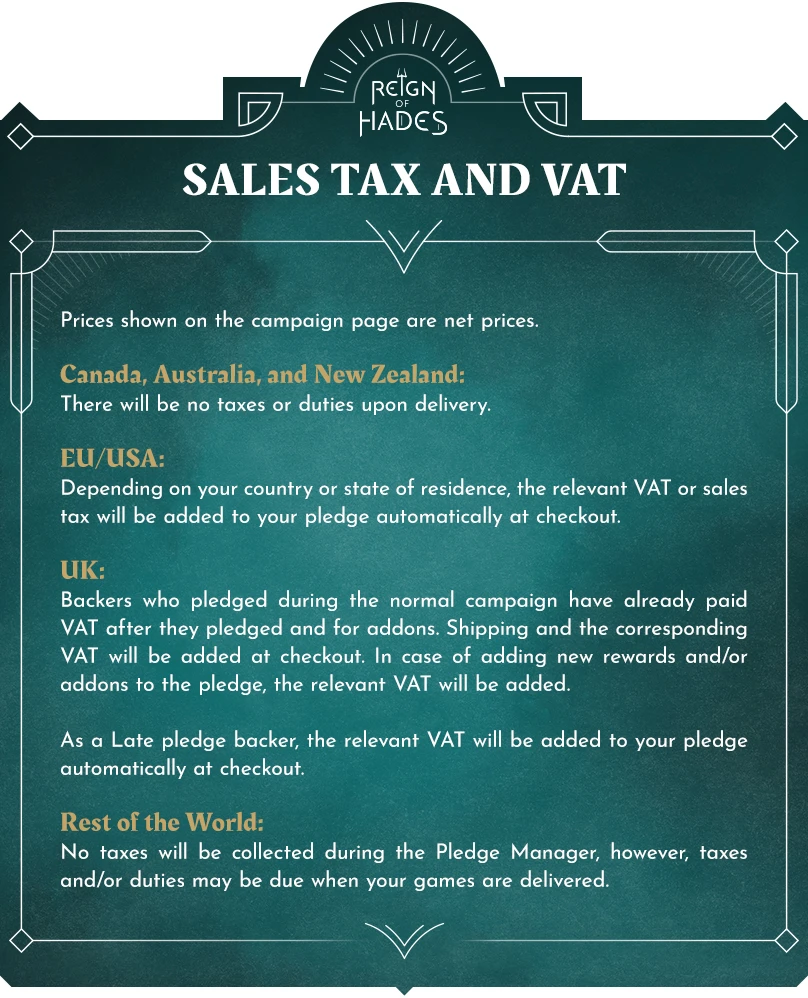 Reign of Hades by Legend Crafters - Gamefound