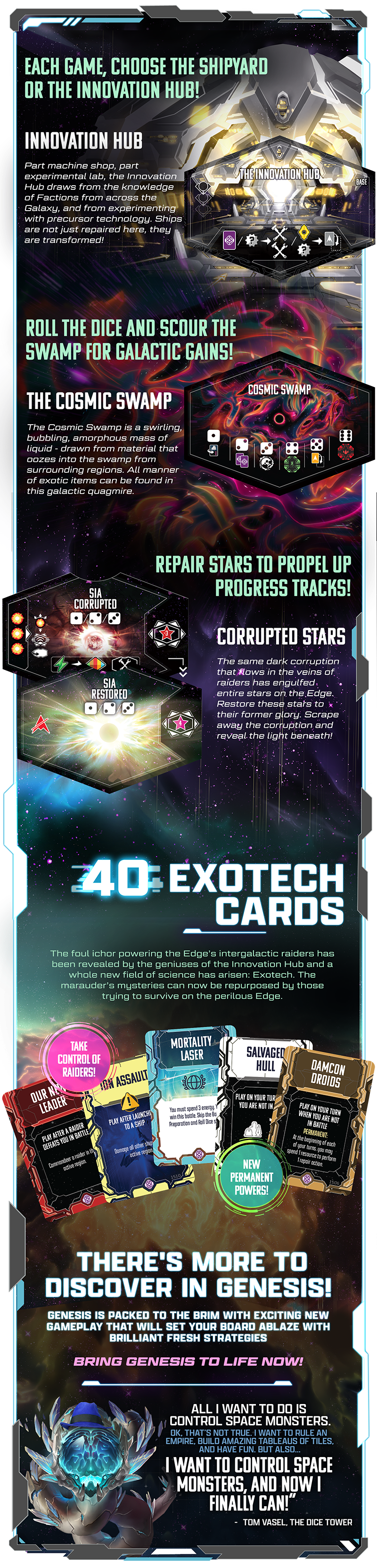 Andromeda's Edge: Genesis by Cardboard Alchemy - Gamefound