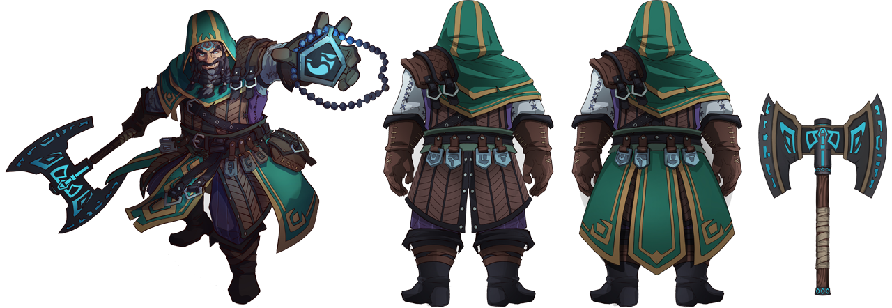 Guards of Atlantis II: Tabletop MOBA by Wolffdesigna - "Arcane" Hero ...