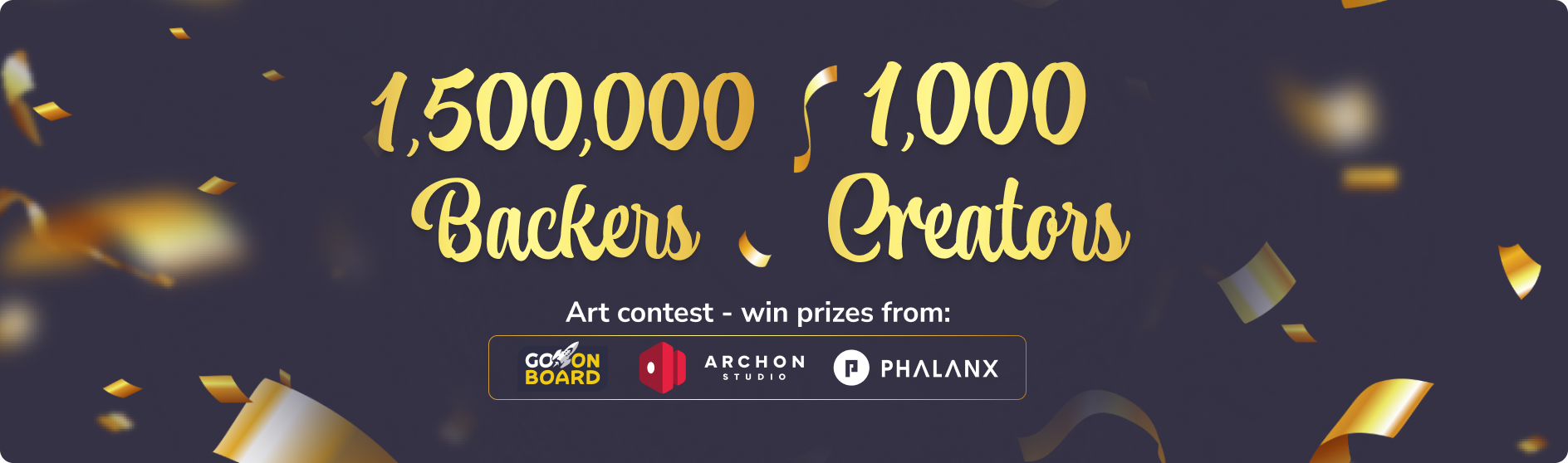 [Special] 1.5 million backers + 1000 creators celebration & Art Contest ...