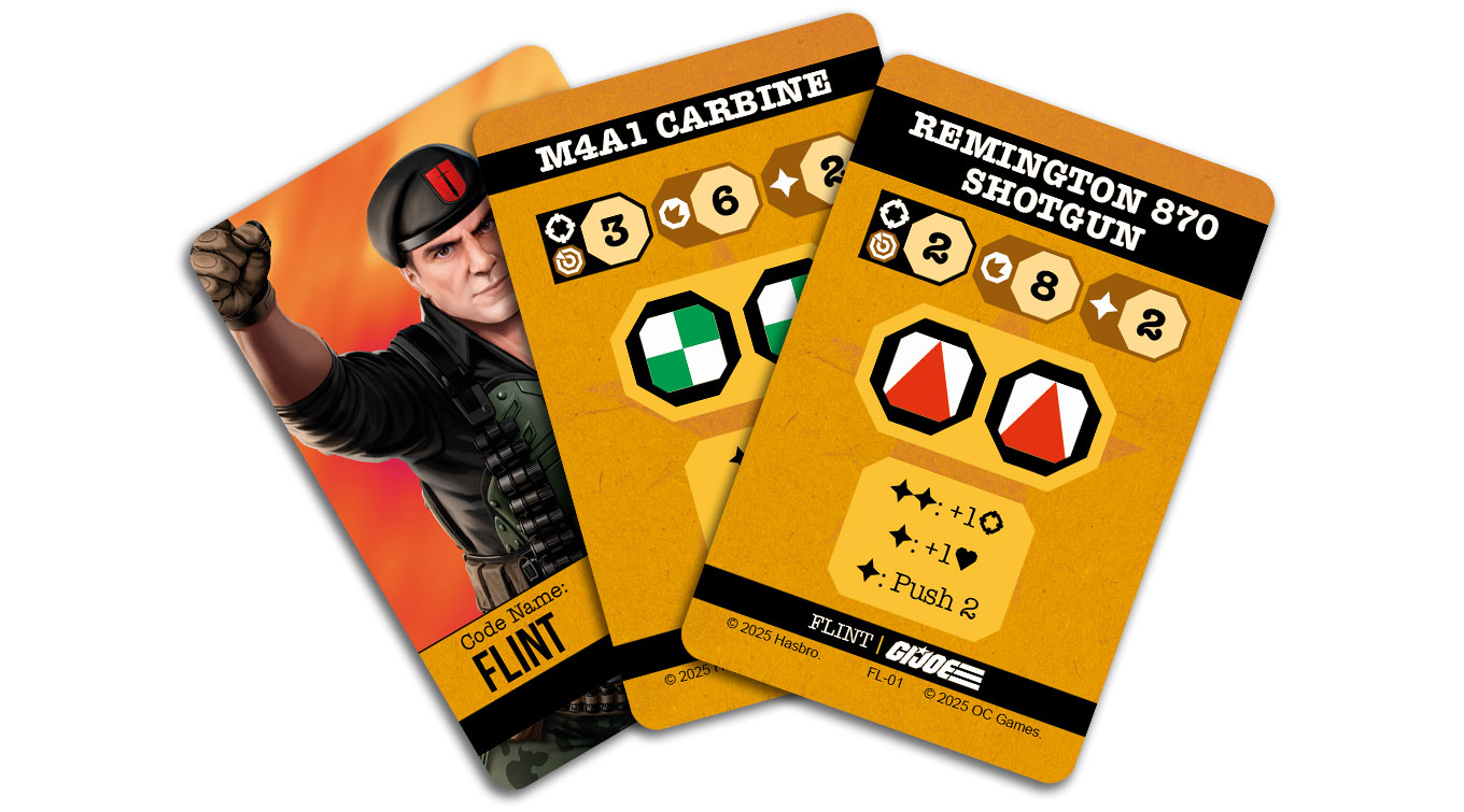 G.I. JOE: Operation Cobra by OCGames - New Details on Flint, Falcon, and Road Pig - Gamefound