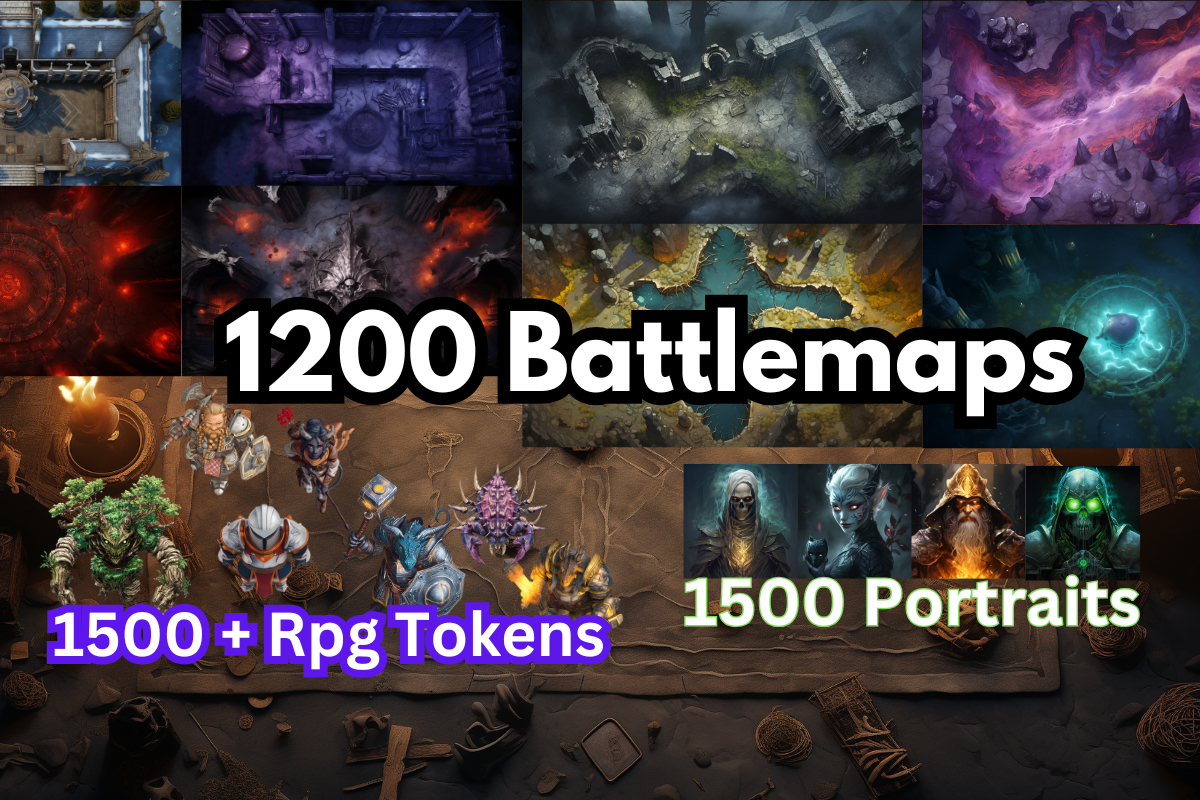Forest Battle Map Pack – 720 RPG Maps by Agnesagraphic - Gamefound
