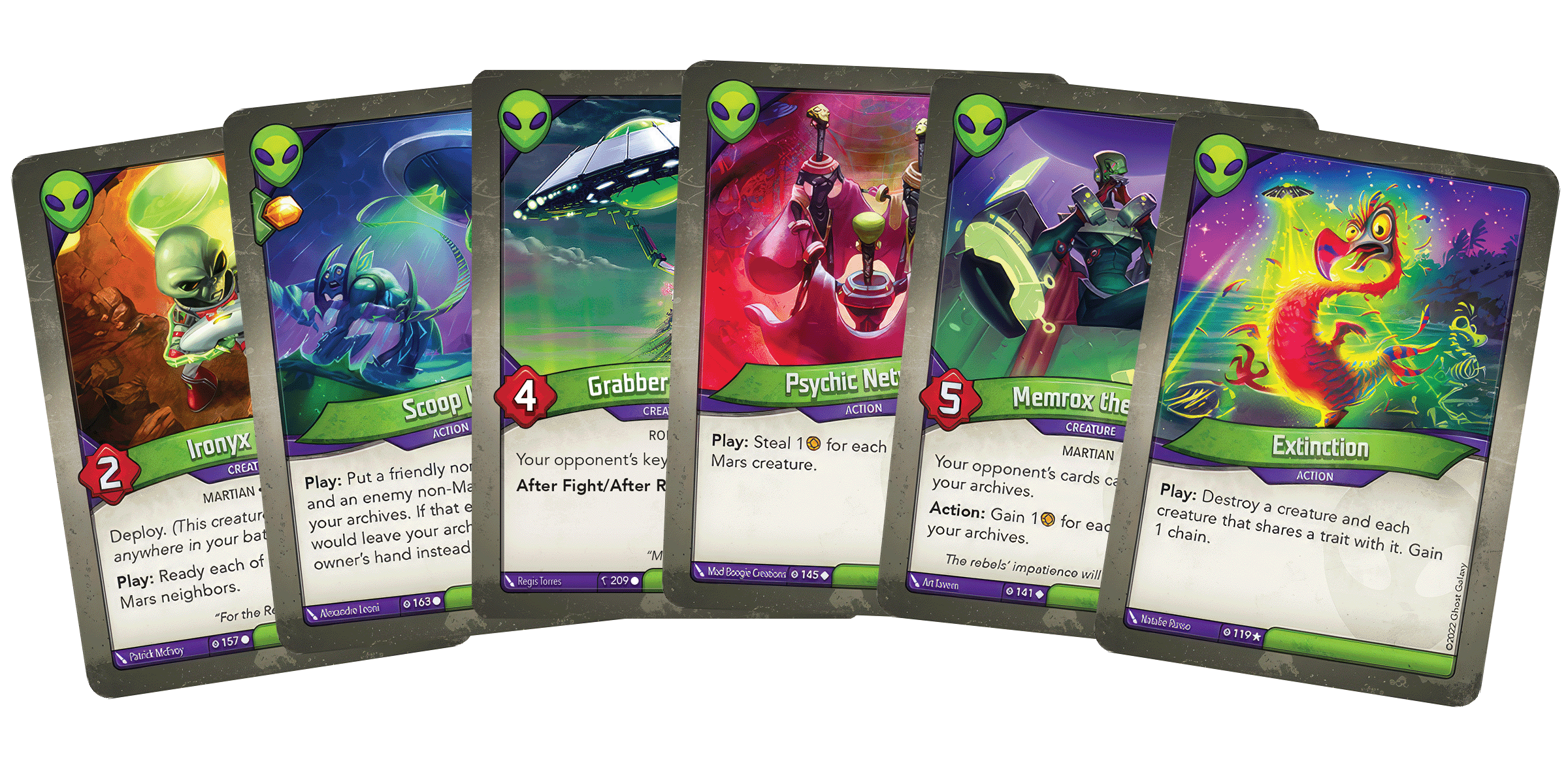 KeyForge: Grim Reminders by Ghost Galaxy - Previewing Mars and Star ...
