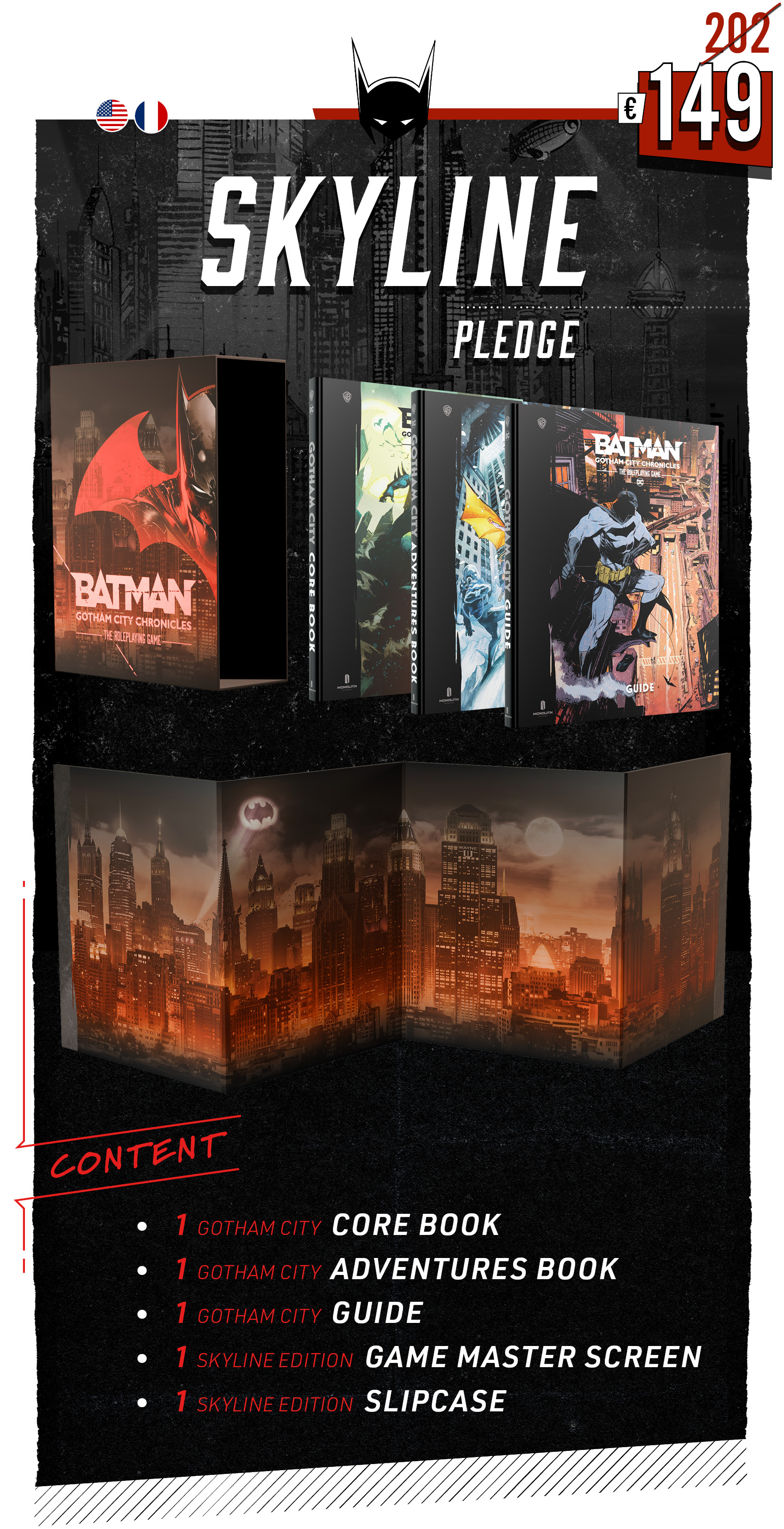Batman: Gotham City Chronicles - RPG : Skyline Edition by Monolith ...