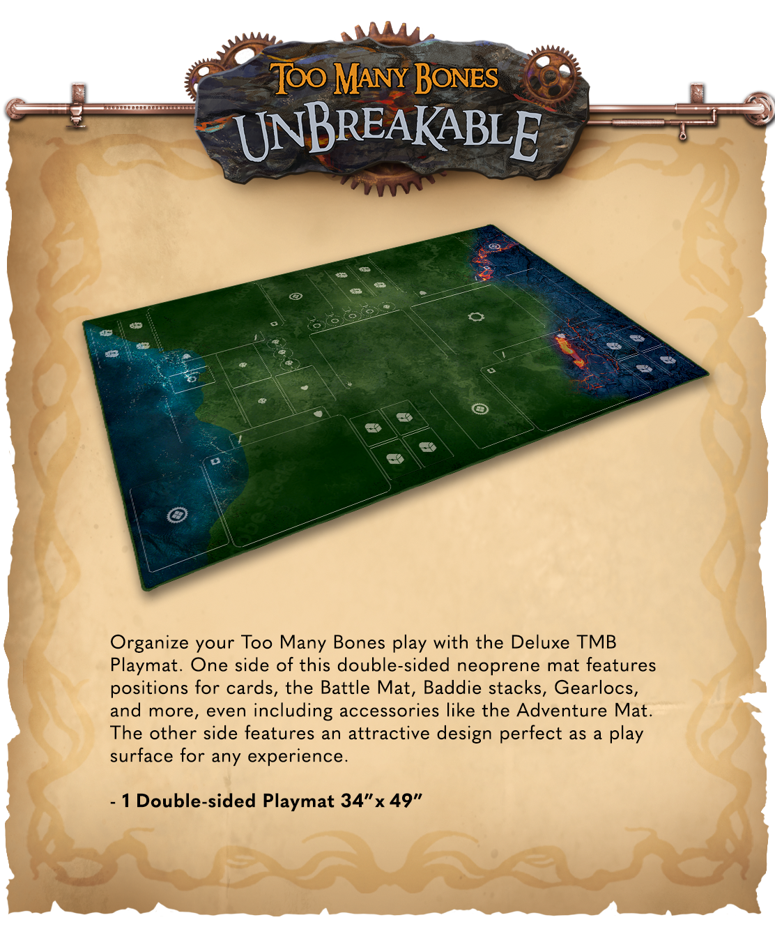 thoughts on TMB large playmat | Too Many Bones: Unbreakable