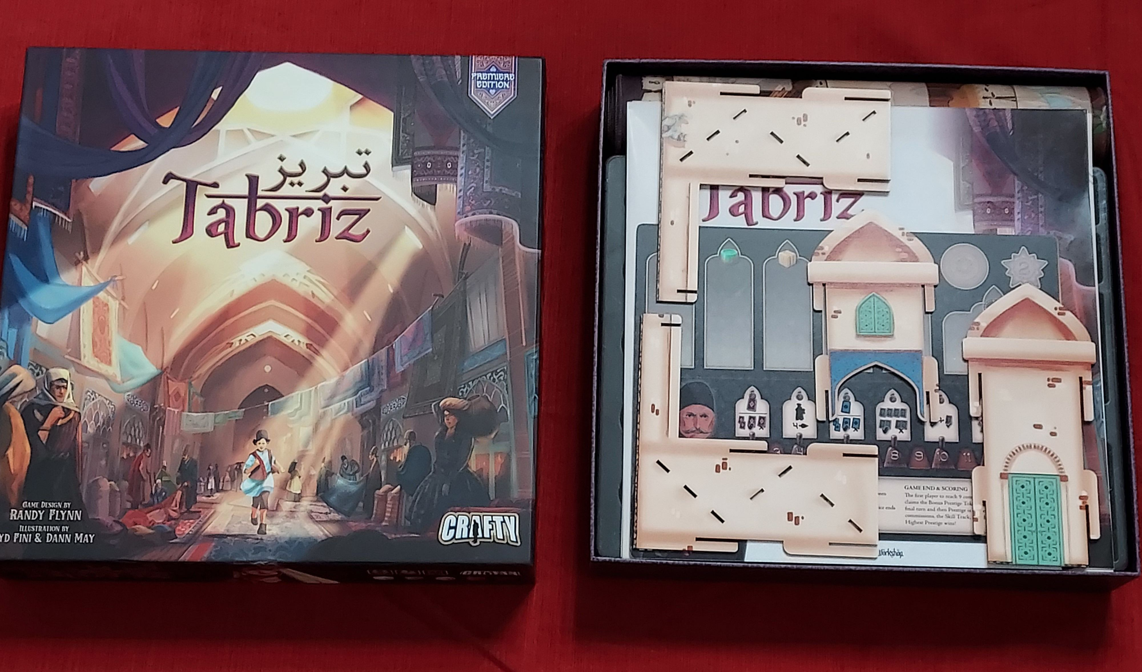 Tabriz by Crafty Games - Tabriz: Digital Proof Checks are Underway and the Insert Sample Has ...
