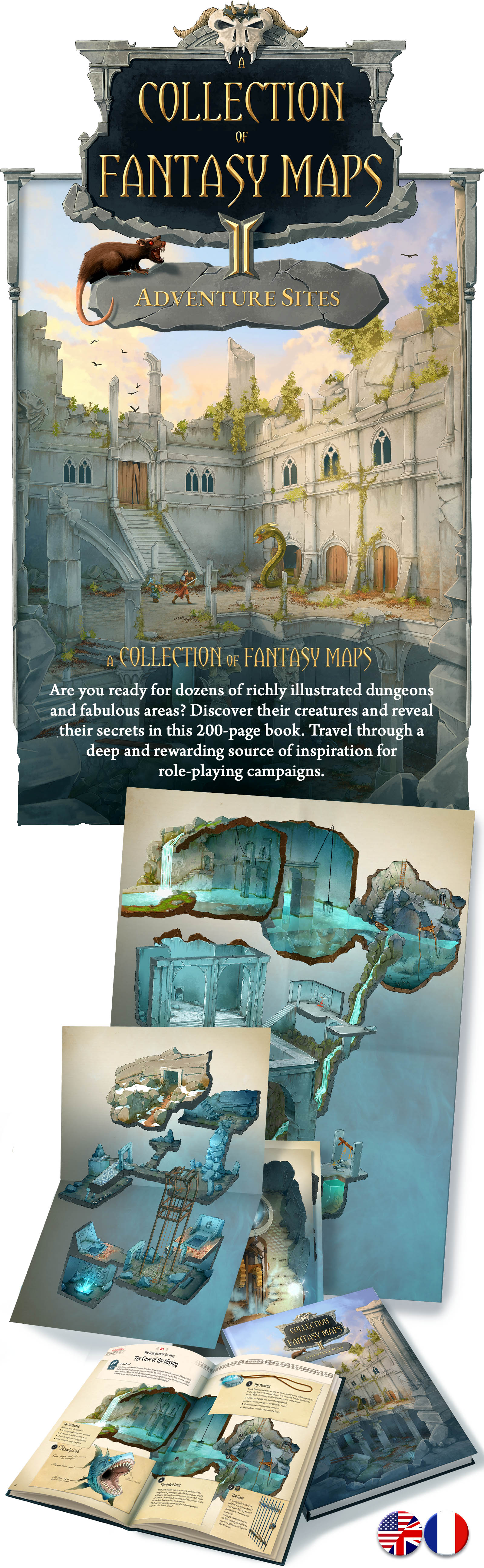 A Collection of Fantasy Maps II by De Architecturart - Gamefound