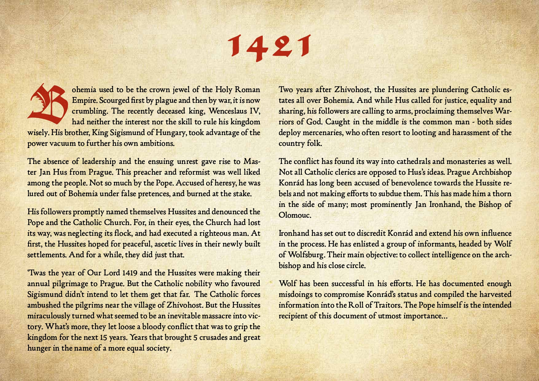 Kingdom Come: Deliverance - The Board Game by Boardcubator - The Road ...