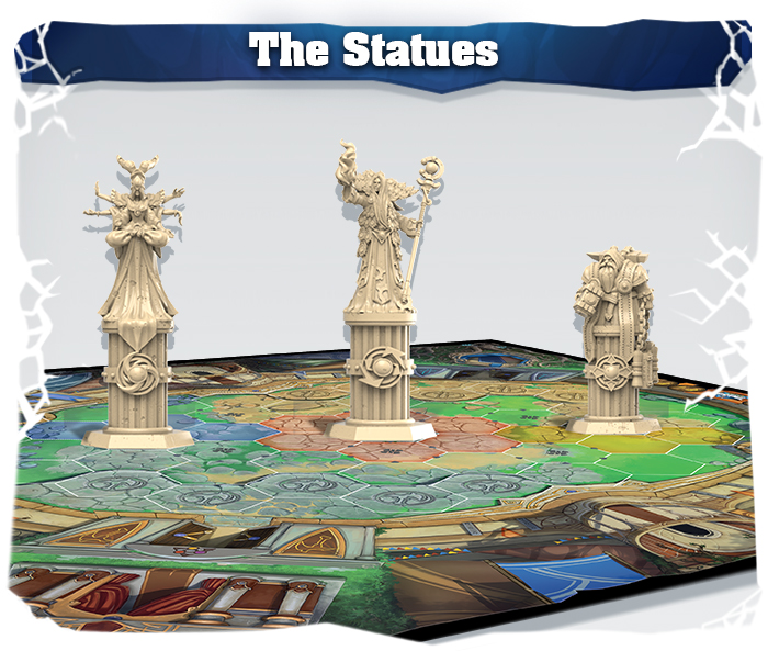 Super Fantasy Brawl by Mythic Games - Arena Statues - Gamefound