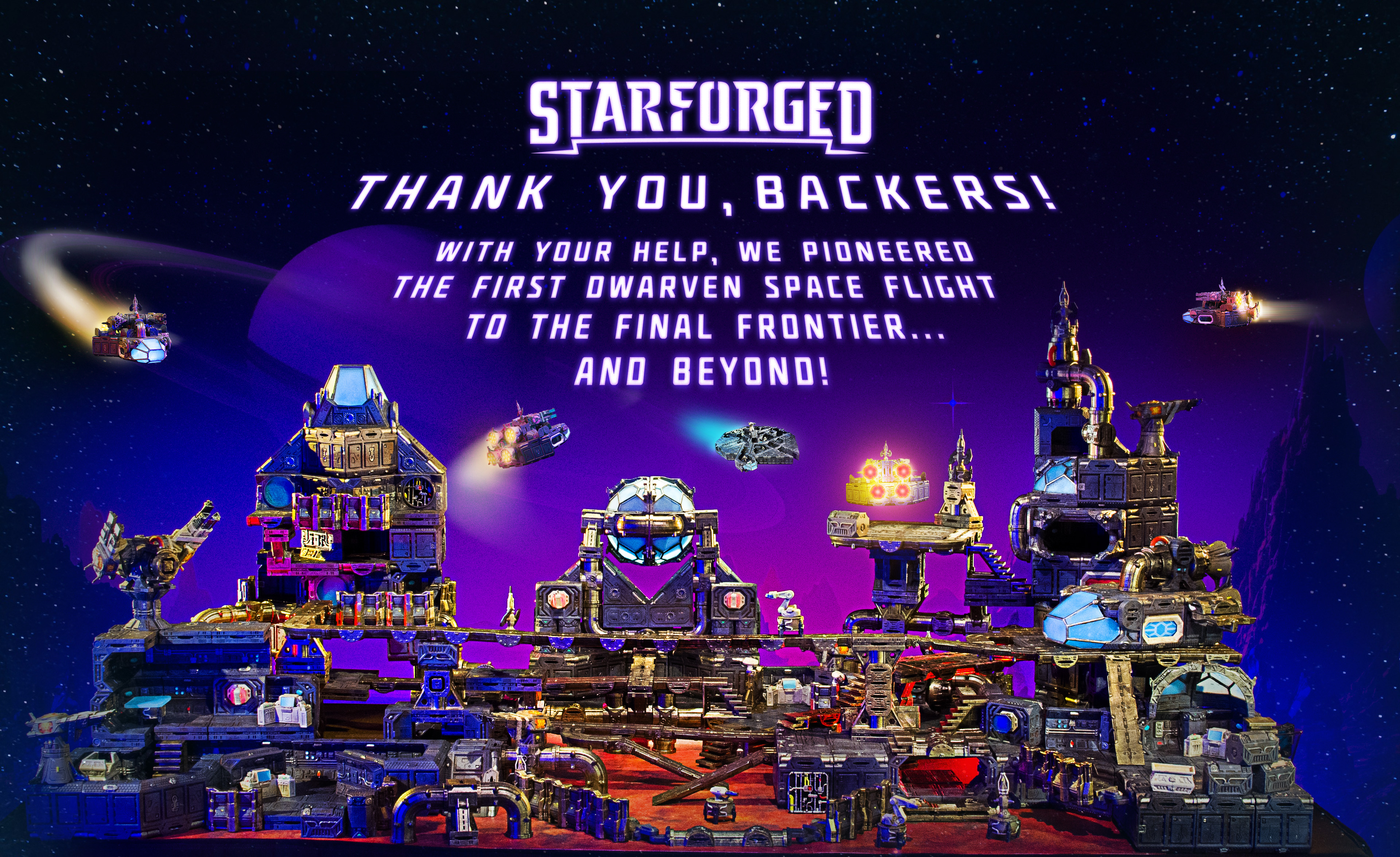 Starforged: Hand-painted Sci-Fi Terrain by Dwarven Forge by Dwarven Forge - Gamefound